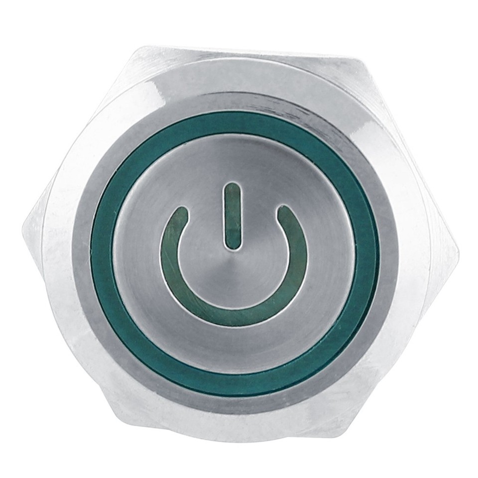 2Pcs Stainless Steel Reset Button 6 Pin Push Button Switch For IP65 ...