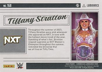 Tiffany Stratton 2023 Panini Chronicles WWE - Luminance Bronze #168 ...
