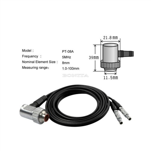 Ultrasonic Sensor Yushi PT12 Probe Dual Element Transducer 5Mhz For Ndt ...