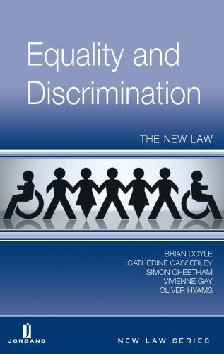 New Law Ser.: Equality and Discrimination : The New Law by Vivienne Gay ...