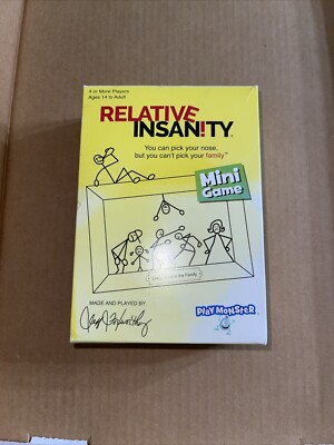 Relative Insanity Mini Party Game Hilarious From Comedian Jeff ...