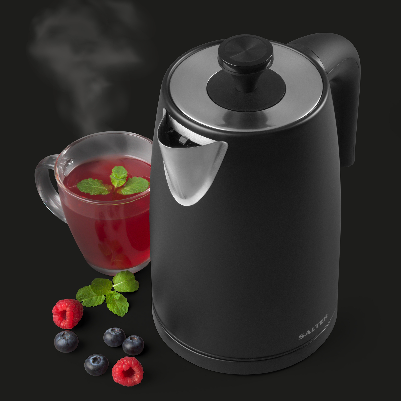 Salter Electric Kettle Kuro Collection Limescale Filter Rapid Boil ...
