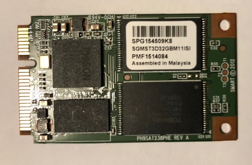 SMART Modular 32GB 6Gbps Solid State Drive SGMST3D32GBM11ISI mSATA SSD ...