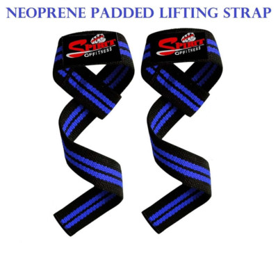 SINGLE LOOP WEIGHT LIFTING GYM TRAINING WRIST SUPPORT STRAPS WRAPS ...