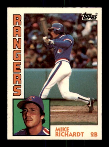 1984 Topps Tiffany #641 Mike Richardt NM/NM+ Rangers 230919 | eBay