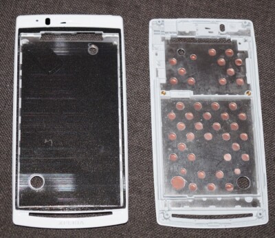 Original Sony Ericsson xperia arc S LT18i Frame Front Cover Frame White ...
