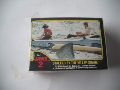 1978 TOPPS JAWS 2 COMPLETE CARD SET & COMPLETE STICKER SET | eBay