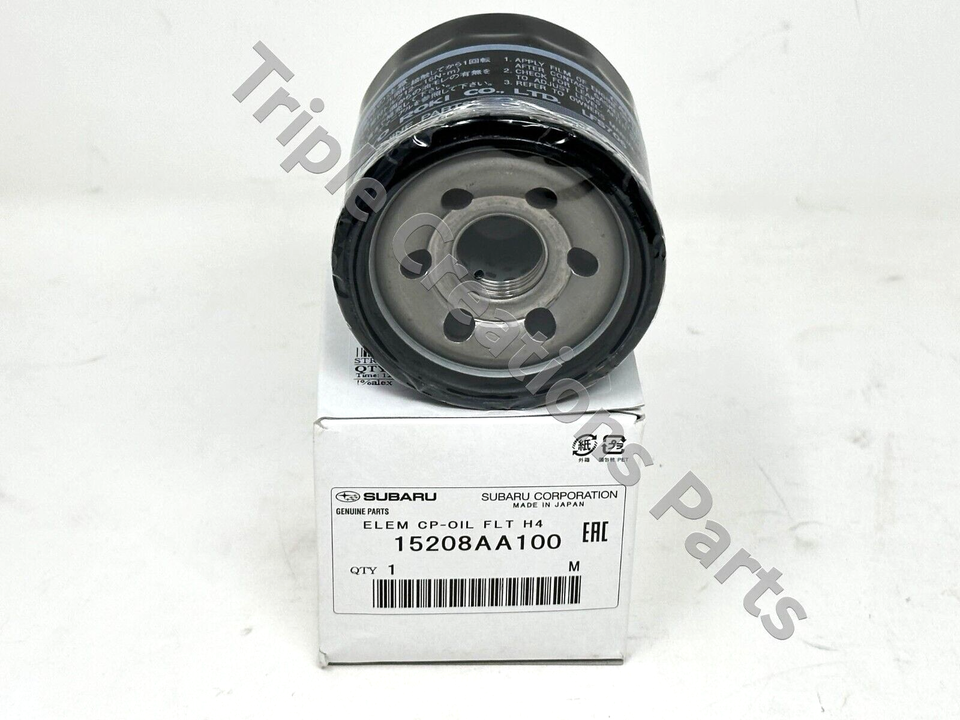 Subaru Genuine Black "Tokyo Roki" Oil Filter 15208AA100 For 02-14 Wrx ...