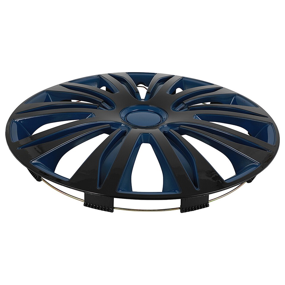 4 Pcs Hub Caps 15 Inch Wheel Cover Universal Blue And Black Trim Kit | eBay