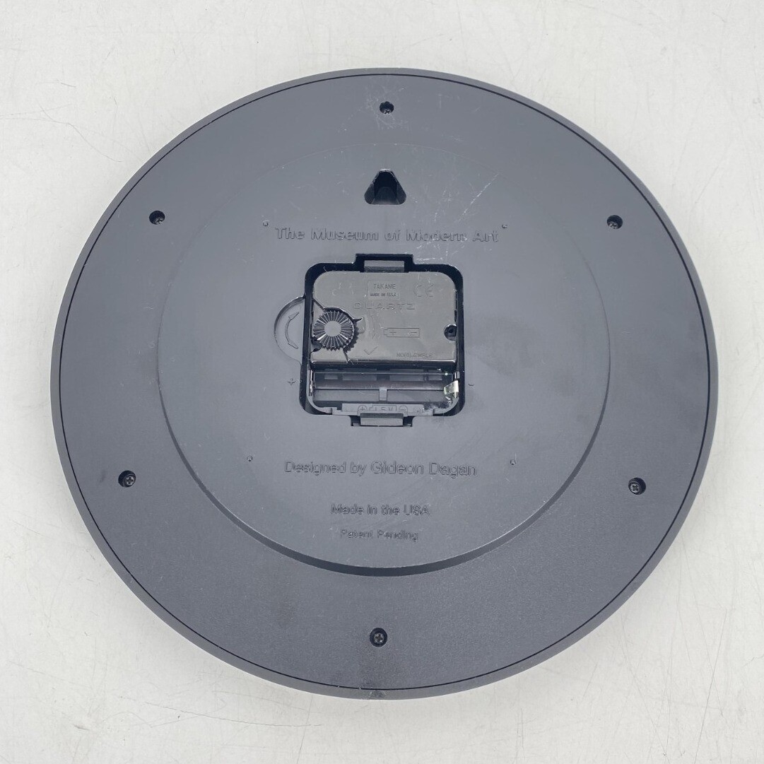MOMA Gideon Dagan Modern Design Timesphere Wall Clock Made in USA 9.5in ...