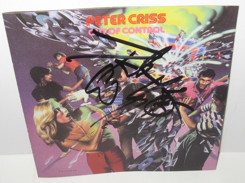 PETER CRISS SIGNED OUT OF CONTROL CD KISS SOLO ROCK AUTOGRAPH CHILLER ...