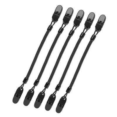 5Pcs PVC Hat Clips Cap Retainer Wind Cord Chin Strap Fishing Apparel ...