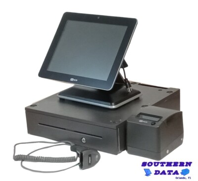 NCR XR7 7702-2515-8801 combo w/ NCR Printer, Cash Drawer & Scanner w ...