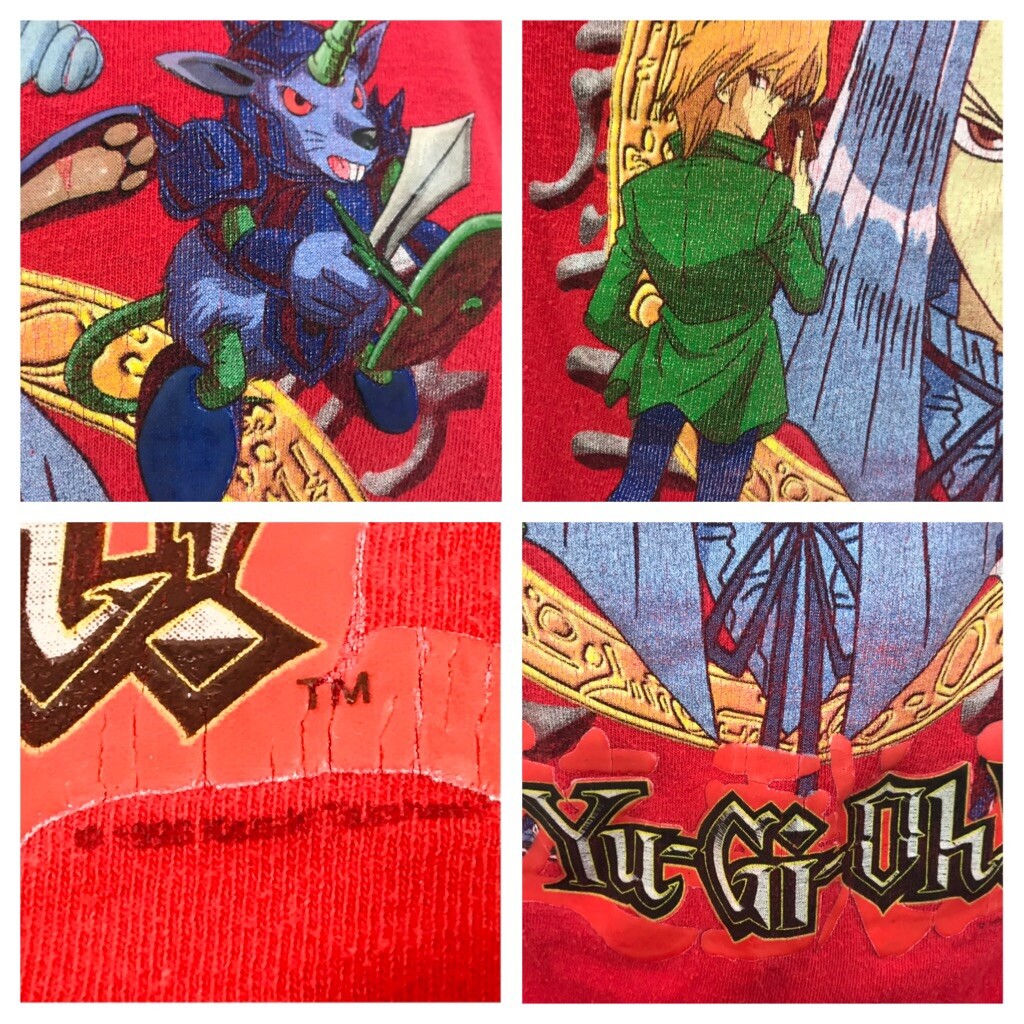 Vintage 90s Yugioh TV Show Red Retro RARE Cartoon Gra… - Gem