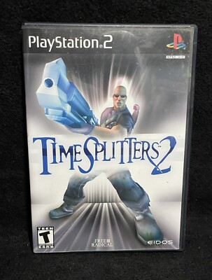 TimeSplitters 2 PlayStation 2 CIB W/ Reg Card Complete W/ Manual Tested ...
