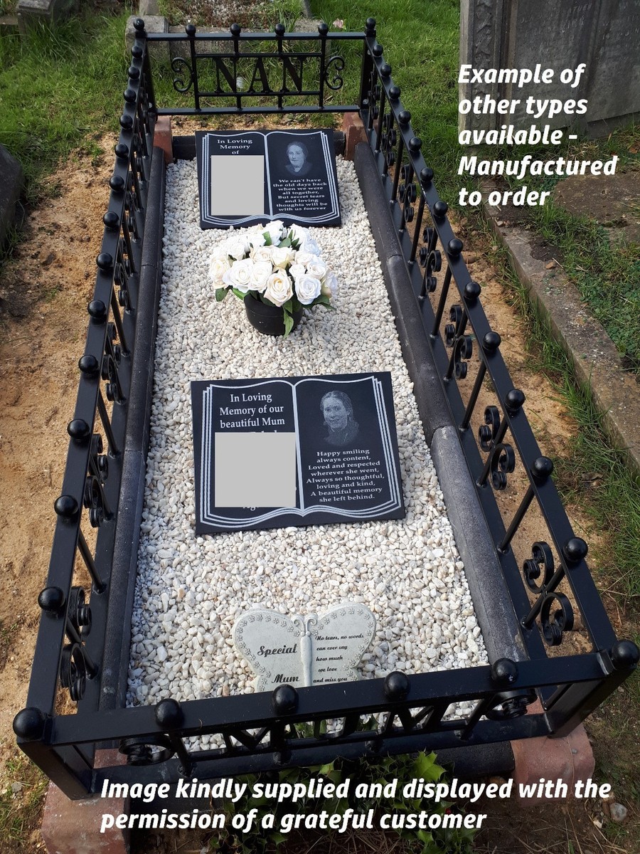 Grave With Iron Bars