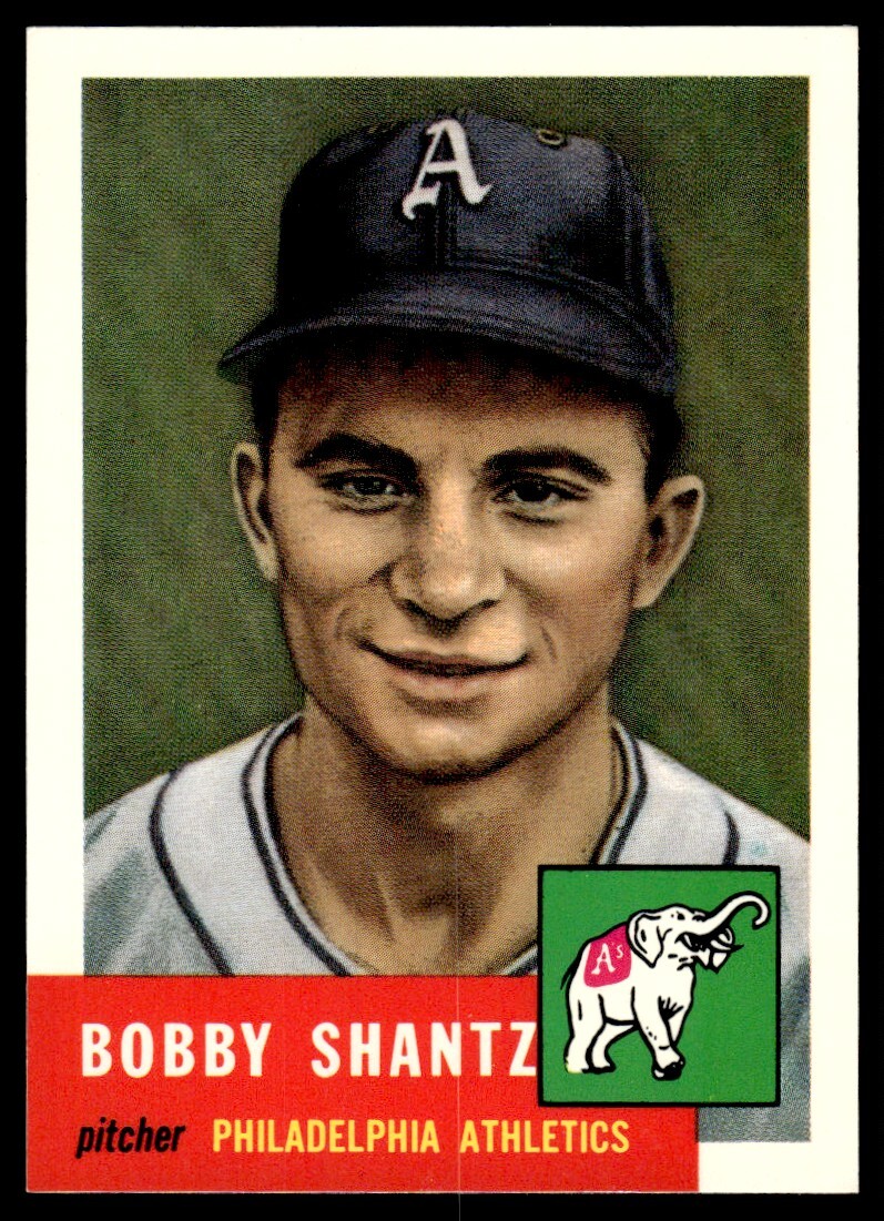 1991 Topps Archives 1953 Bobby Shantz Philadelphia Athletics #225 | eBay
