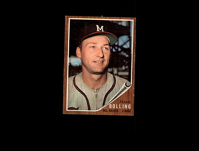 1962 Topps 130 Frank Bolling EX #D523865 | eBay