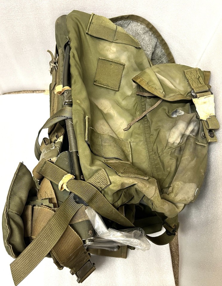 USGI Army Large ALICE Field Pack. Complete Frame, Straps, Belt, & Cargo ...