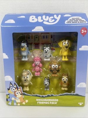 Bluey Neighborhood Friends 8 Pack Figure Set - NEW! | eBay