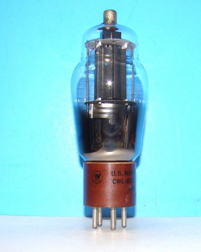 Type 807 Westinghouse audio radio amplifier vacuum tube valve tested ST ...