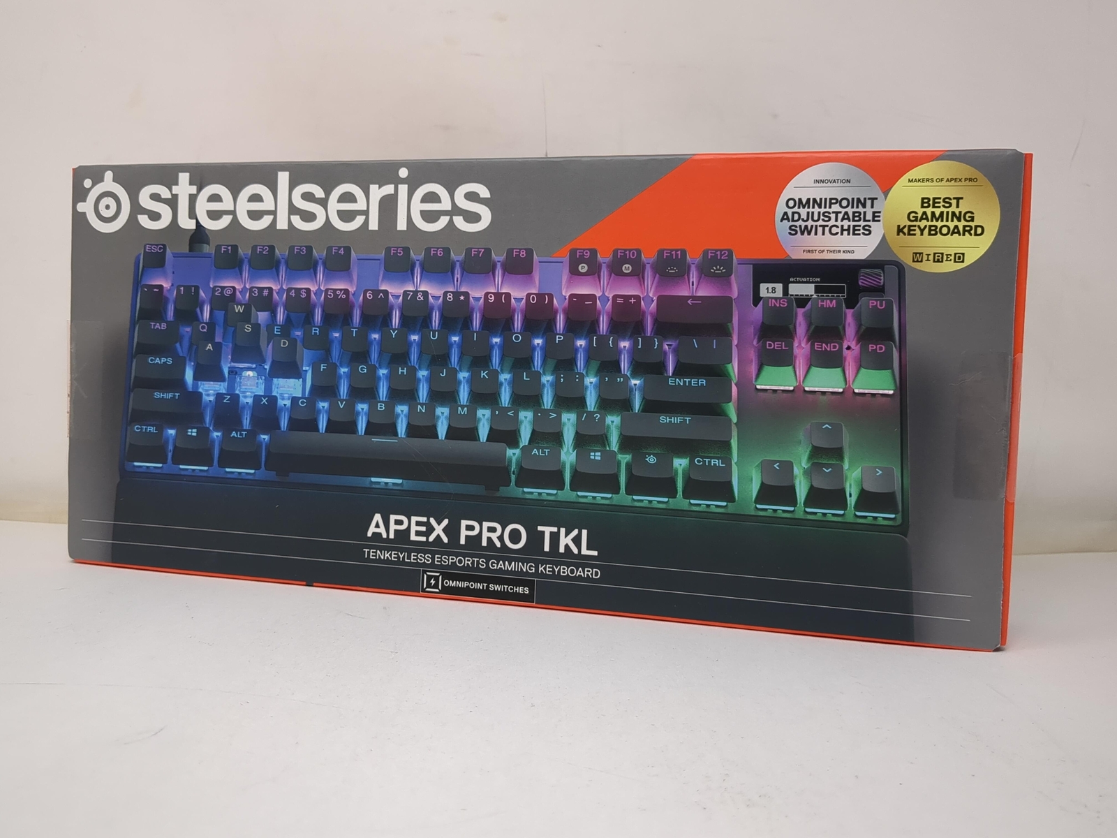 Steelseries Apex Pro Tkl Hypermagnetic Gaming Keyboard - Adjustable ...