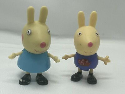 Peppa Pig Rabbit Rebecca and Richard Figure Set | eBay