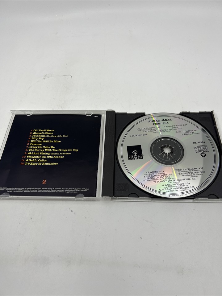 Ahmad Jamal : Poinciana (CD 1989 Portrait Masters) *Rare* *VG+ Nice ...
