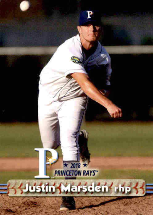 2018 Princeton Rays Grandstand 15 Justin Marsden Auburn Washington ...