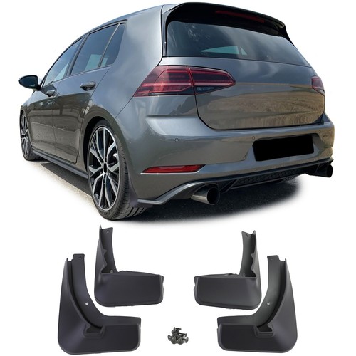 COMPLETE SET OF MUD FLAPS FOR VW GOLF MK7 GTI & GTD 2013-2017 MODEL ...