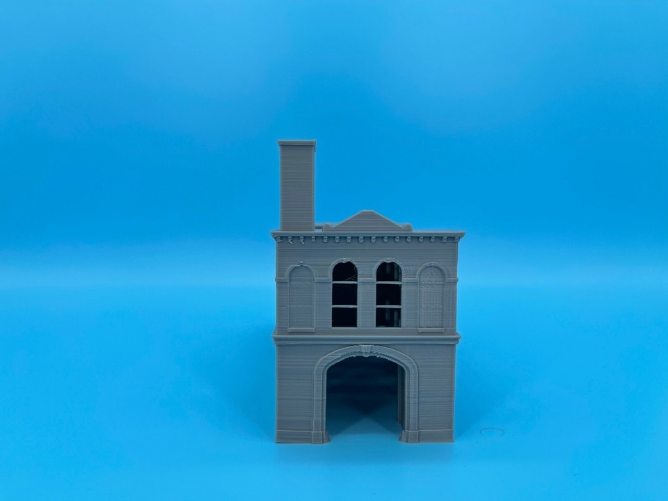 Historic Baltimore Firehouse Building - N Scale 1:160 Fire Station - No ...