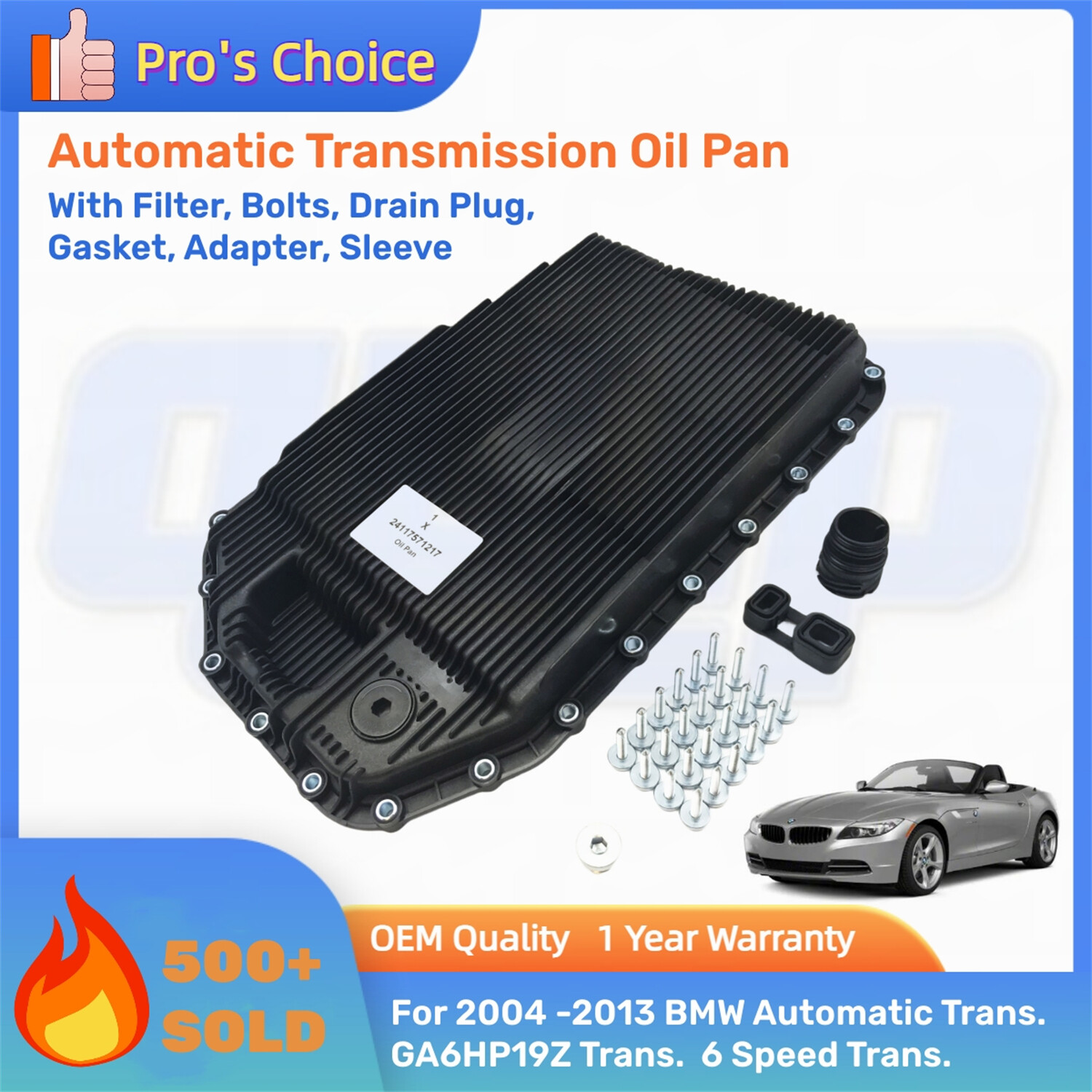 24152333907 Transmission Oil Pan For BMW M3 Z4 335i 328i 740i ...