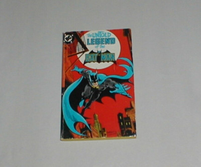 THE UNTOLD LEGEND OF THE BATMAN Len Wein DC (1982) 1st Print Vintage PB ...