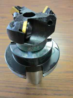 2" 45 degree indexable face shell mill w. CAT50 Arbor,face milling ...