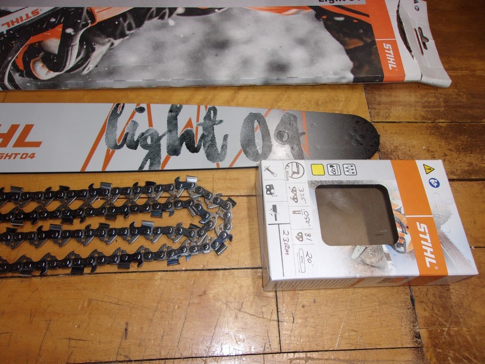 Stihl 20" Light 04 Bar & Chain .325" .050 81DL OEM 23RM 3003-008-3321 # ...