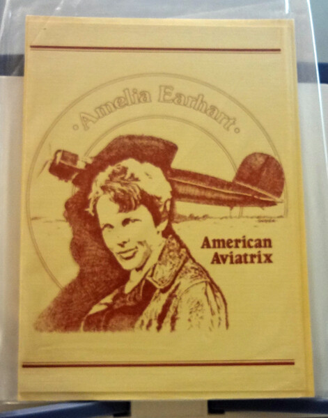 Amelia Earhart American Aviatrix Greeting Card AND Autogiro Postcard ...