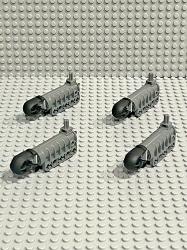Lego Launcher Cannons 57029 and Projectiles 57028 Dark Bluish Gray (4 ...
