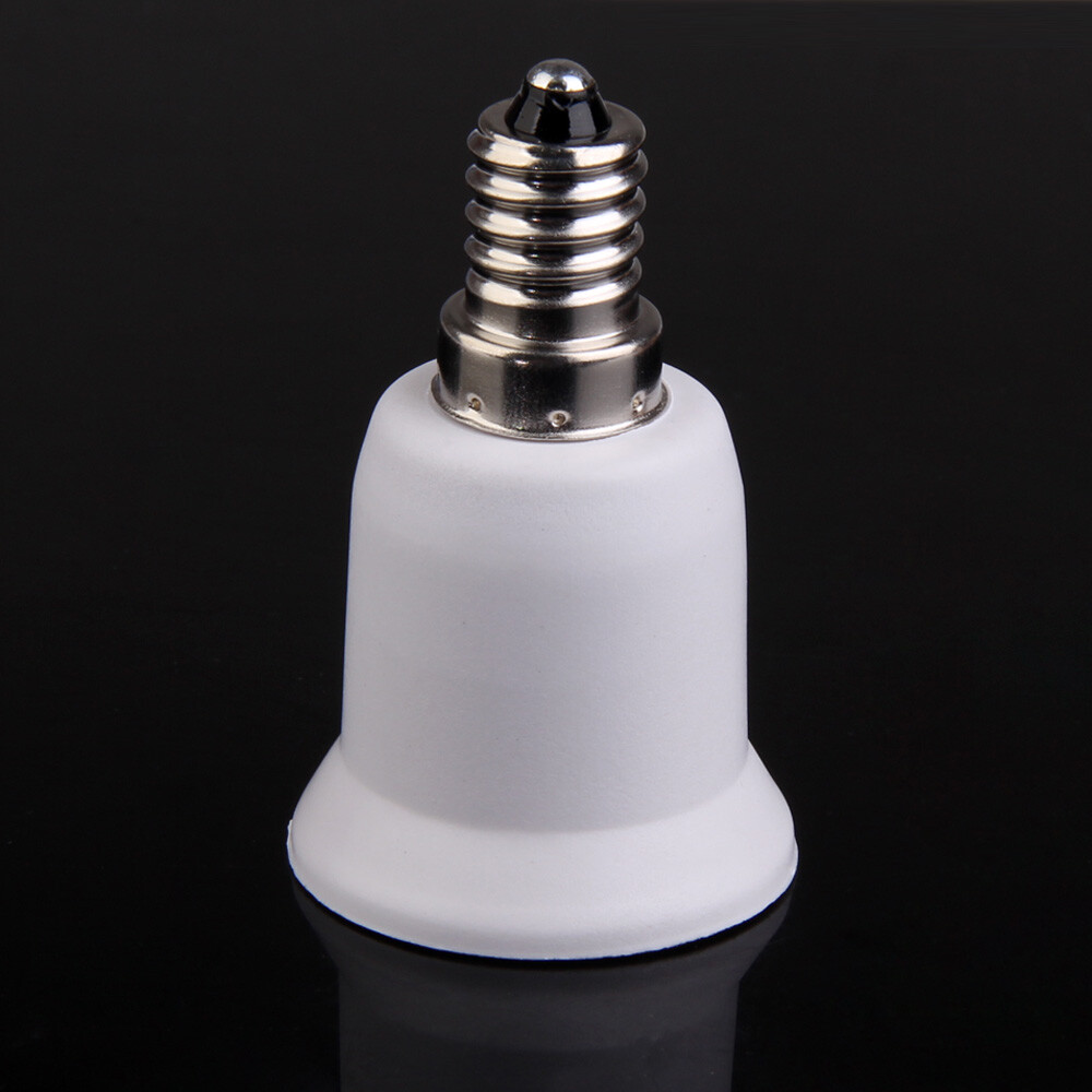 E14 to E27 LED Halogen Light Base Lamp Bulbs Socket Adapter Converter | eBay