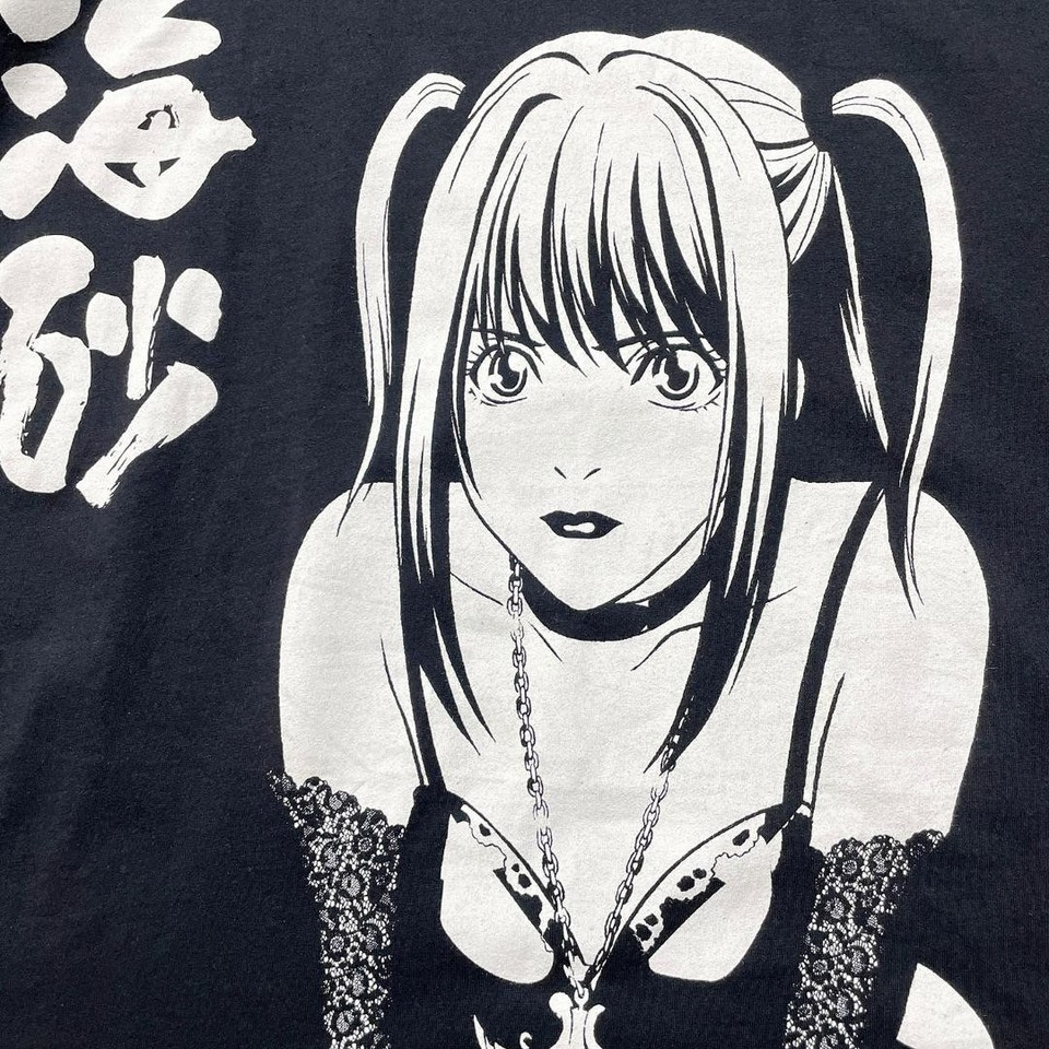 Death Note Official Anime T-Shirt Black Cotton Used Made in Japan No ...