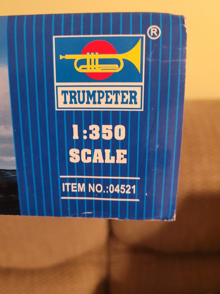 VINTAGE 2008 TRUMPETER 1:350 SCALE RUSSIAN CRUISER ADMIRAL LAZAREV (EX ...