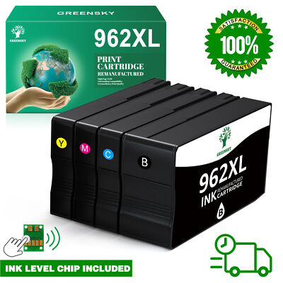 4PACK 962XL Value Ink Combo For HP OfficeJet Pro 9010 9015 9016 9018 ...