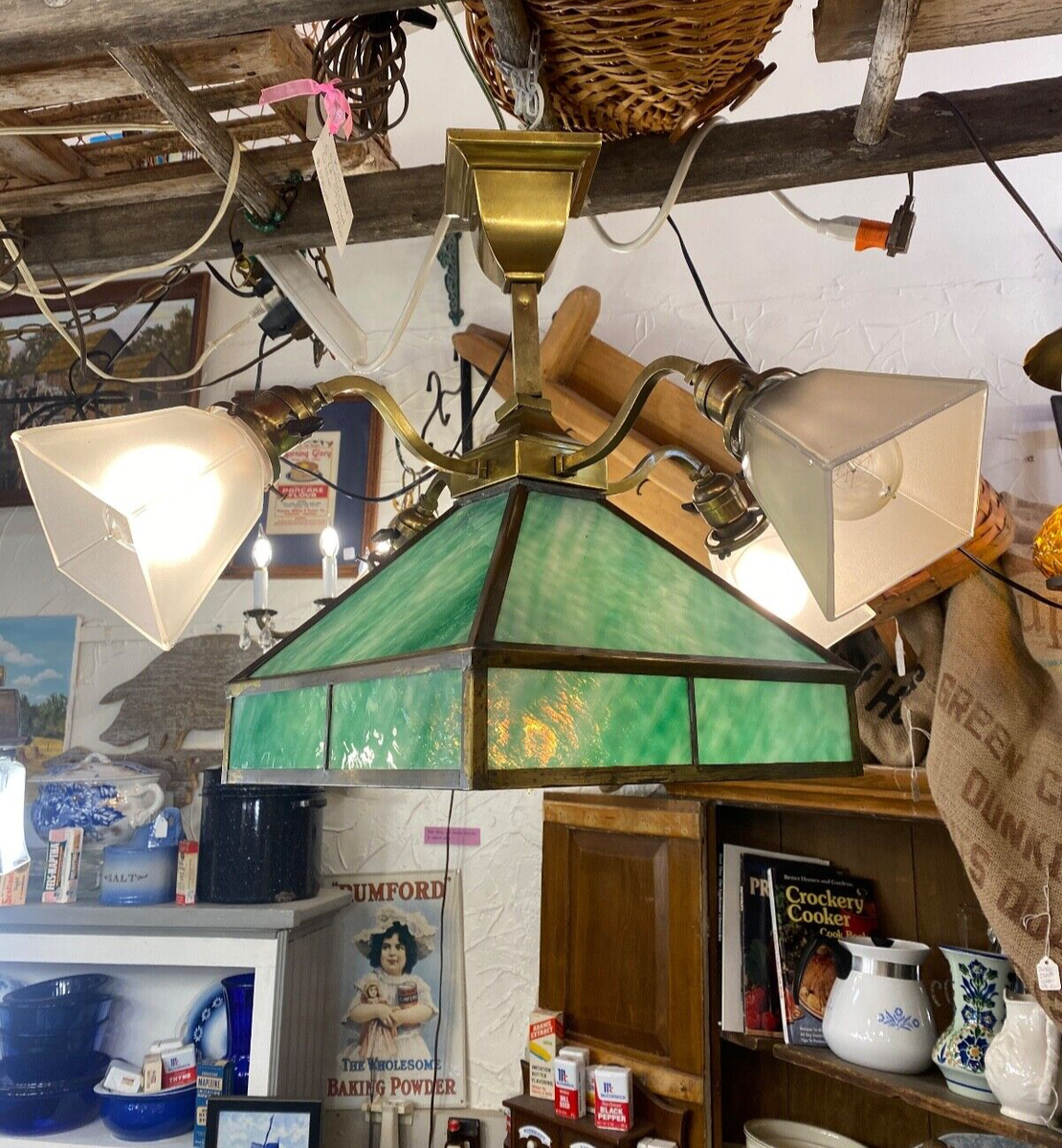 Style 1910 Prairie Style Light Fixtures Antique American Arts & Crafts