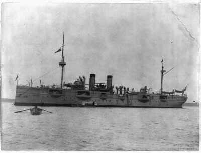 Photo:USS NEWARK C-1,c1899,1st USN protected cruiser | eBay