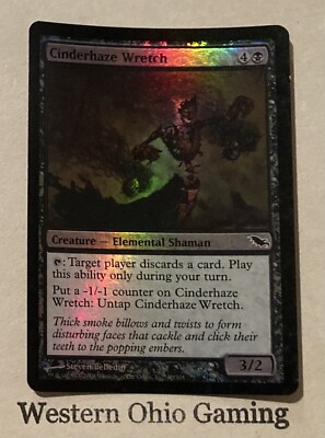 Magic The Gathering Shadowmoor Cinderhaze Wretch #60/301 Foil MTG CCG ...