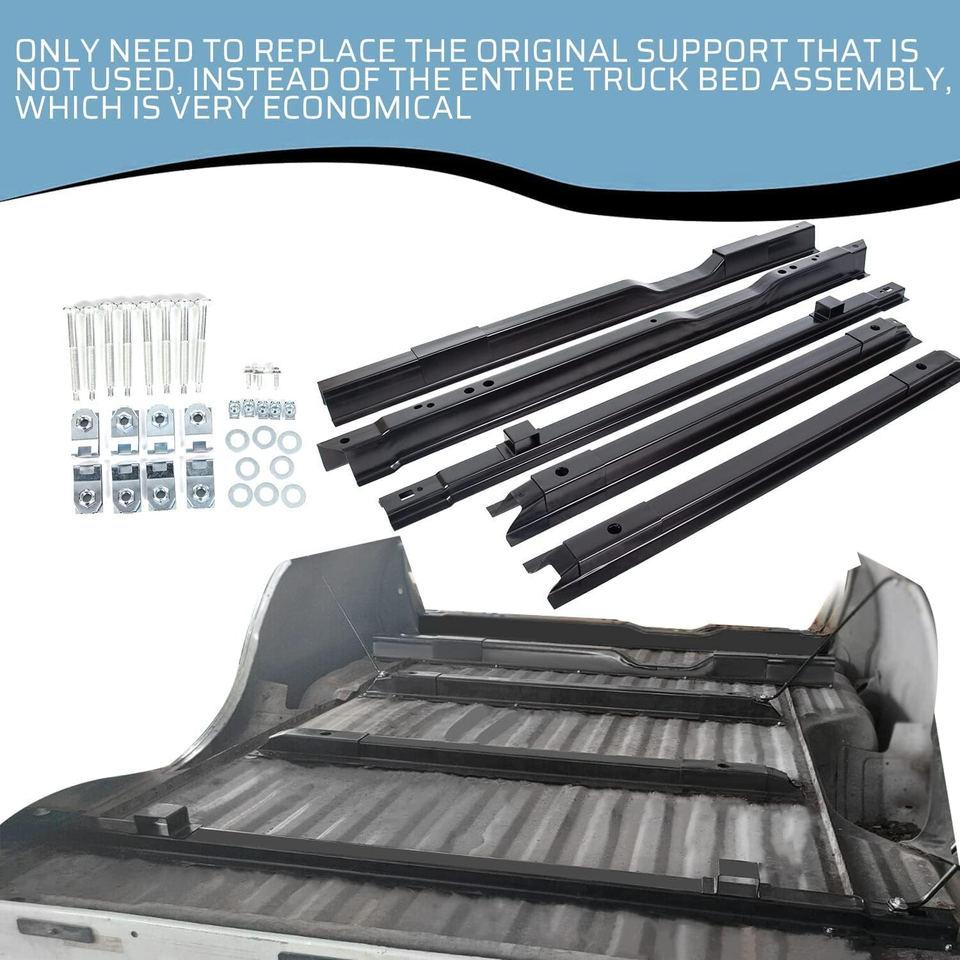 1999-2018 Ford F350 Truck Bed Crossmember Bed Rails Set F-350 5PC Bed ...