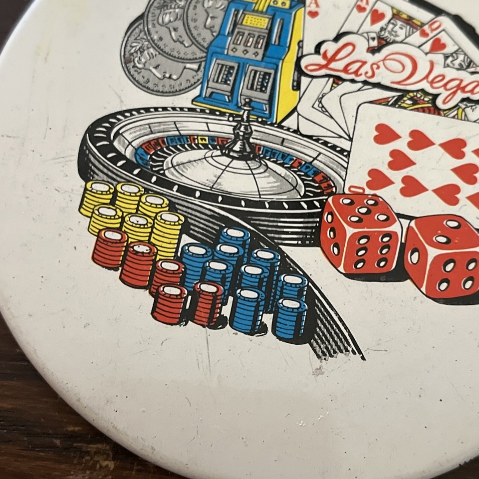 Vintage Pin Pinback Las Vegas Gambling Roulette Slot Machines Cards | eBay
