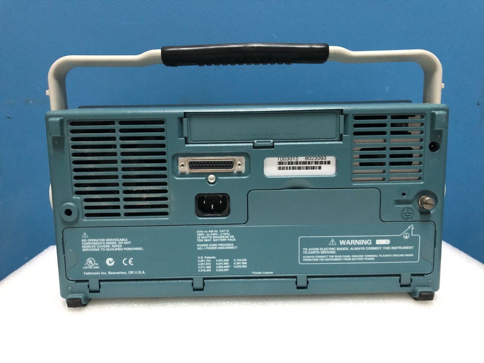 Tektronix TDS3012 Color Digital Phosphor Oscilloscope, 100MHz, 2-Ch, 1 ...