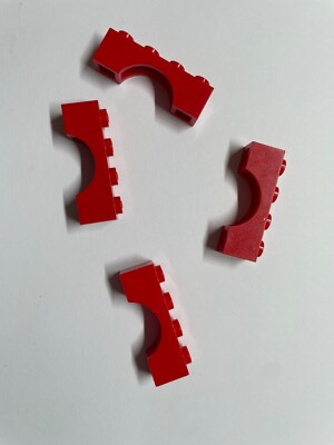 Lego 4 x arch 1 x 4 red / rouge 6291 5898 575 9092 7939 230 60183 5899 ...
