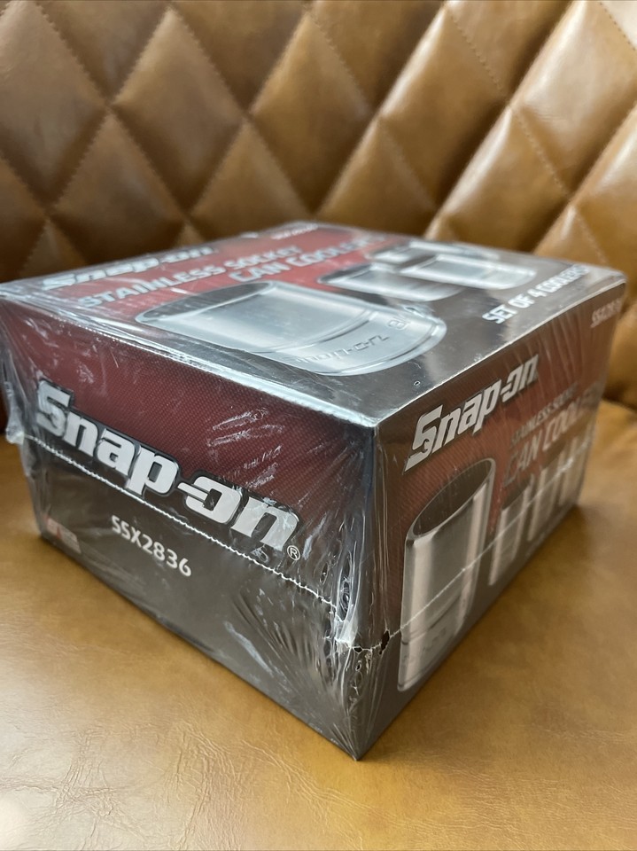 Snap On Tools Stainless Socket Can Coolers Insulators Koozies NEW ...