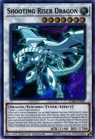 Shooting Riser Dragon - JUMP-EN085 - Ultra Rare NM Yugioh Promos Yu-Gi ...